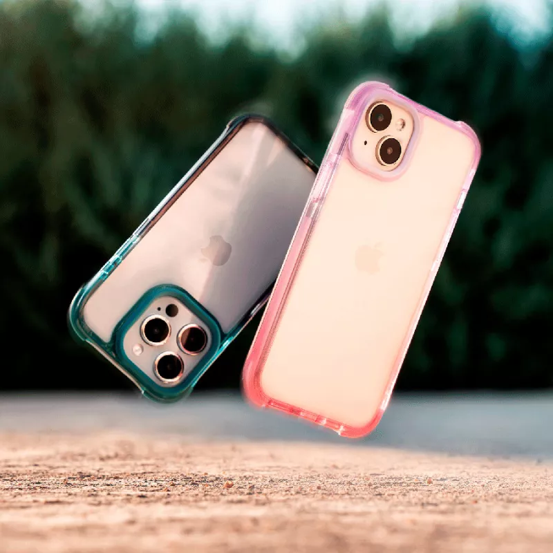 Funda Bumper Reforzada Degradada para iPhone 15 Pro - La Casa de las ...