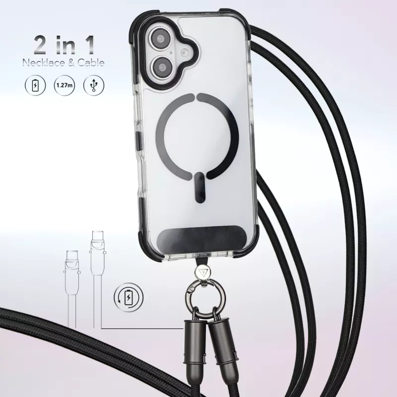 Colgante - Cable de Carga Tipo C y Lightning para móvil